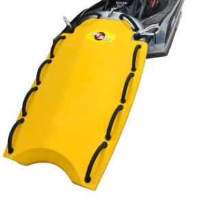 LS1 LifeSled 1.0 Water Rescue Sled for Extreme Extraction Conditions, Professional Emergency Water Extraction Board Used w/Jet Ski by Lifeguards, Fire & Rescue (Yellow)