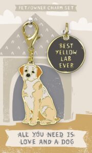 charm set - best yellow lab ever