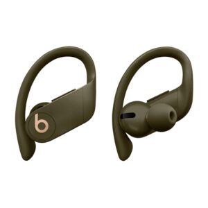 powerbeats pro wireless earbuds - apple h1 headphone chip, class 1 bluetooth headphones, 9 hours of listening time, sweat resistant, built-in microphone - moss