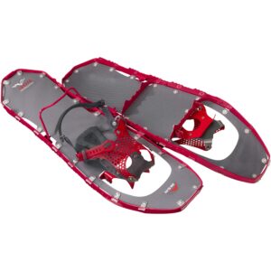 msr lightning ascent women's backcountry & mountaineering snowshoes with paragon bindings, 25 inch pair, raspberry