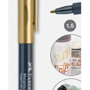 Faber-Castell Metallic Marker Blisterpack - Gold