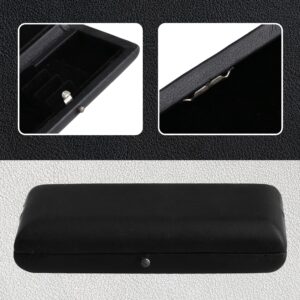 Bstinay Black Wooden & PU Leather Oboe Reed Case Holder Storage Box for 3pcs Oboe Reeds