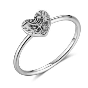 molywoo personalized fingerprint rings for women tiny dainty fingerprint heart ring customized jewelry for mother gift (7)