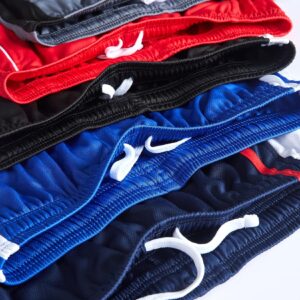 5 Pack Men's Quick Dry Athletic Shorts with Pockets Elastic Waist Activewear for Workout Gym Basketball (Set 3, X-Large)