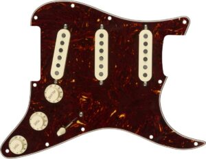 fender tex mex prewired stratocaster pickguard - tortoise