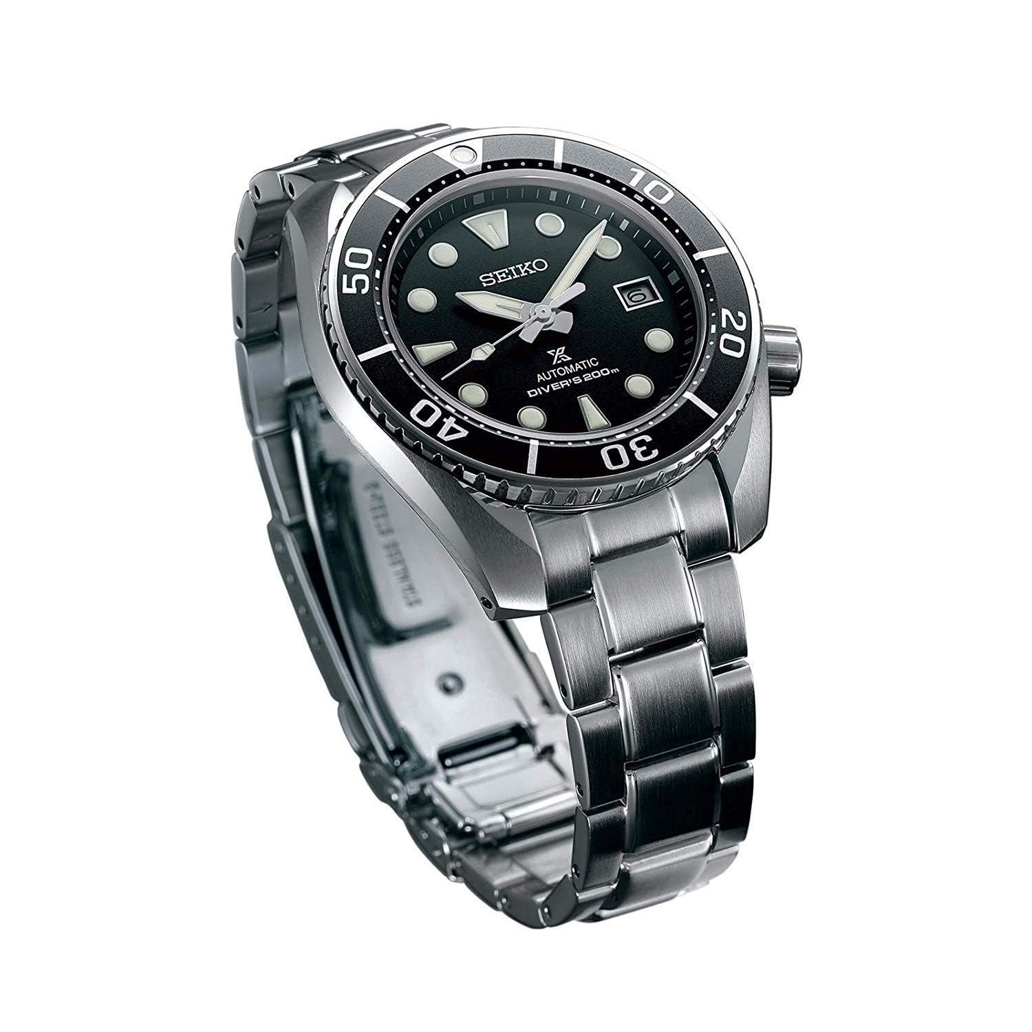 Seiko Prospex 3rd Gen"Sumo" Diver's 200m Automatic Black Dial Sapphire Glass Watch SPB101J1