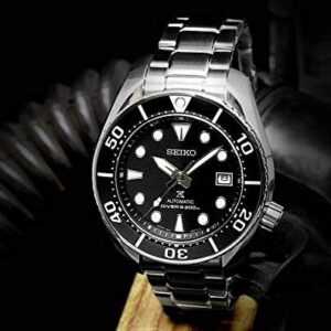 Seiko Prospex 3rd Gen"Sumo" Diver's 200m Automatic Black Dial Sapphire Glass Watch SPB101J1