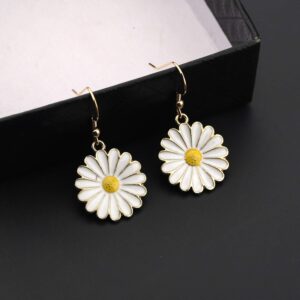 TIIMG Daisy Jewelry Daisy Earrings Daisy Flower Jewelry Daisy Lover Gift