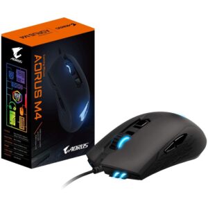 gigabyte aorus rgb 6400 dpi optical sensor fully programmable and saved onboard gaming mouse - gm-aorus m4