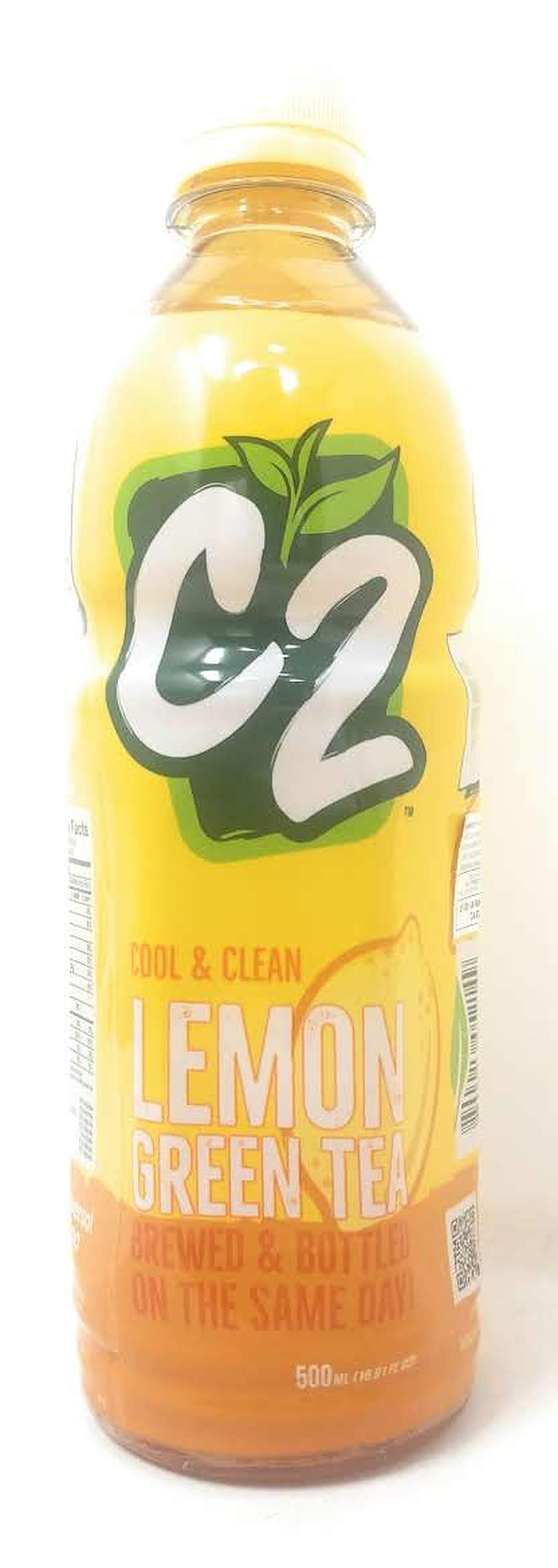 C2 Lemon Green Tea 500ml, 4 Pack