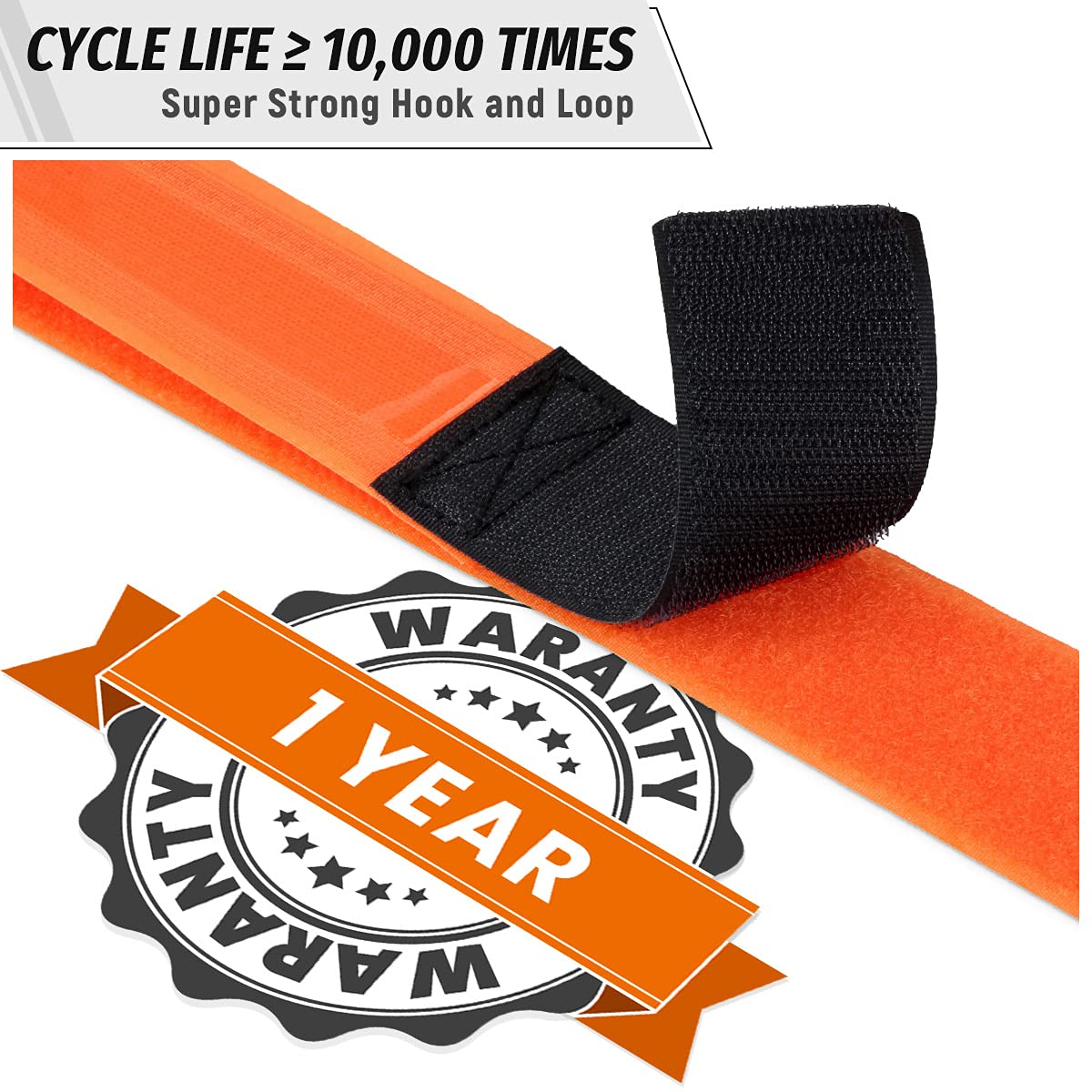 Boncas Adjustable Bike Rack Strap 24" Bicycle Wheel Stabilizer Straps with Innovative Gel Grip Keep The Bicycle Wheel from Spinning - Orange 2 Pack