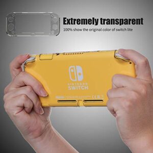 ECHZOVE Protective Case for Nintendo Switch Lite, Hard Clear Case for Switch Lite not Fit with Skins