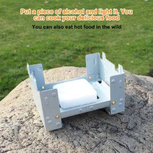 95 x 75mm Camp Fire Tablets Pocket Stove Folding Emergency Camping Stove Solid Fuel Outdoor Portable