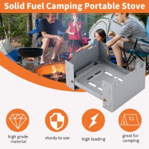 95 x 75mm Camp Fire Tablets Pocket Stove Folding Emergency Camping Stove Solid Fuel Outdoor Portable