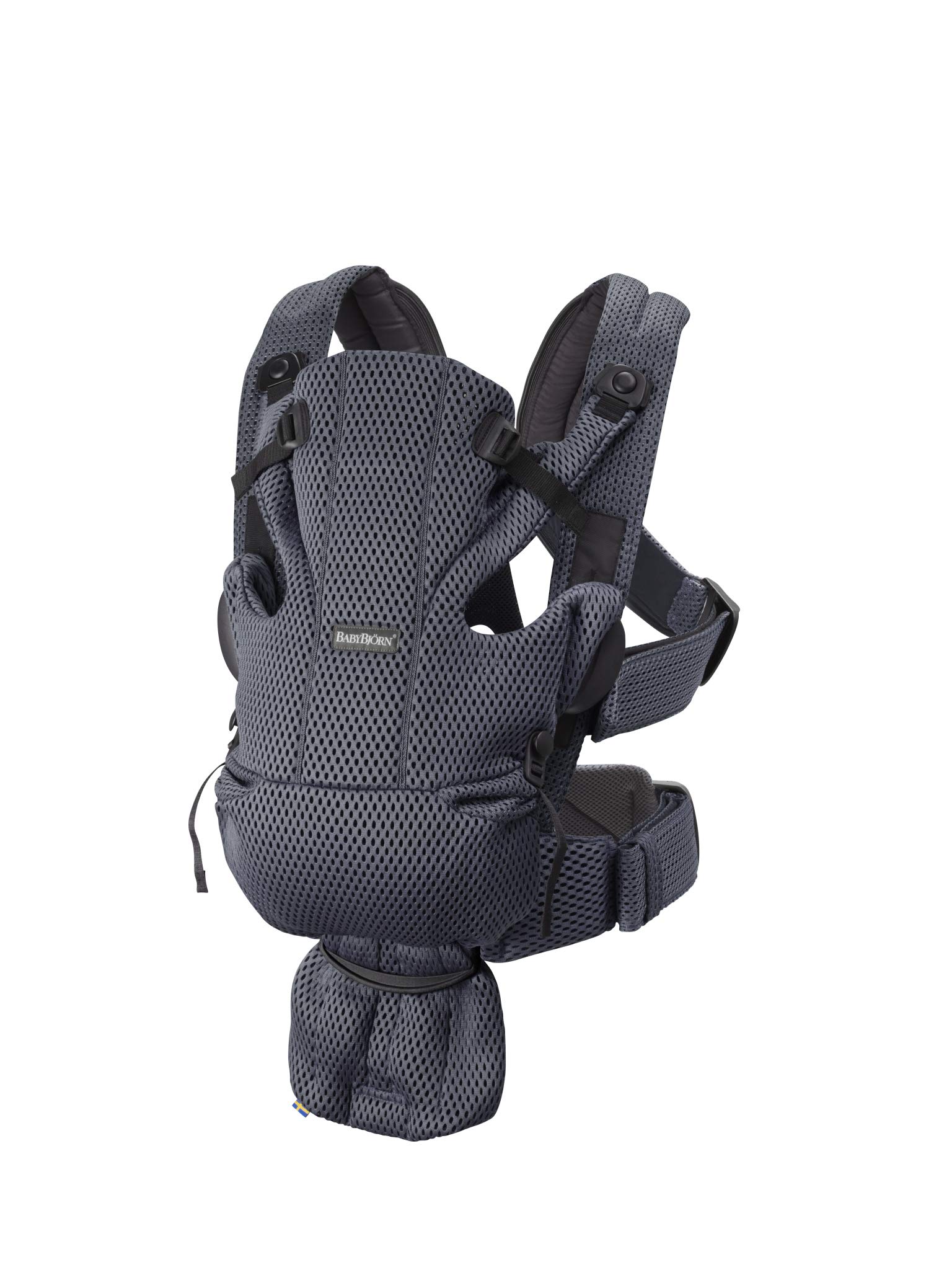 BabyBjörn Baby Carrier Free, 3D mesh, Anthracite