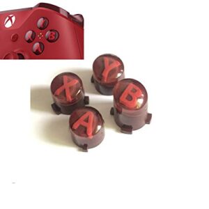 abxy button kit bullet buttons levers mod kit for xbox one xbox one s xbox one elite controller war red