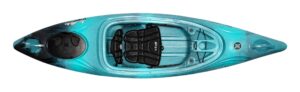 perception joyride 10 | sit inside kayak for adults and kids | recreational and multi-water kayak with selfie slot | 10' | dapper