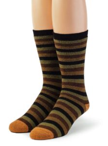 warrior alpaca socks - outdoor alpaca wool socks, terry lined with comfort band opening for men and women(medium, woodland)