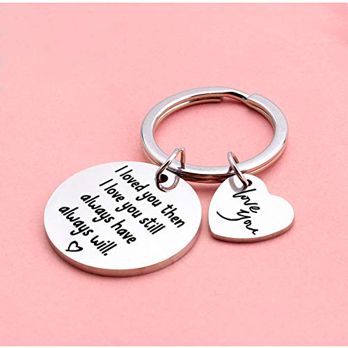 ShiQiao Spl Boyfriend Husband Christmas Gifts I Love You Keychain Lover Couple Gifts Girlfriend Wife Keychain for Valentines Birthday Gifts