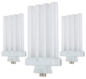 laborate lighting fluorescent light tube, fml27 4 pin base light bulb, 27 watt, 6500k, light at 1500 lumens, (3)