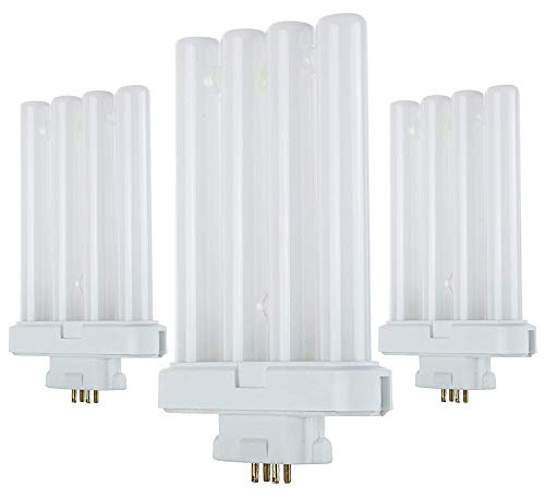 LABORATE LIGHTING Fluorescent light tube, FML27 4 pin base light bulb, 27 watt, 6500K, Light At 1500 Lumens, (3)