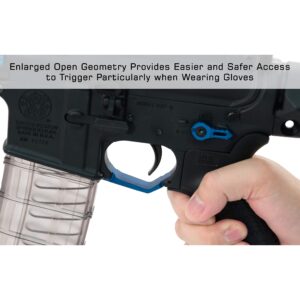 UTG Oversized Trigger Guard, Matte Blue