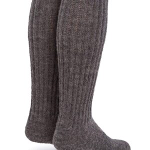 WARRIOR ALPACA SOCKS - Second to None Thick Alpaca Terry Lined Boot Socks - Unisex (1 Pair X-Large, Medium Gray)