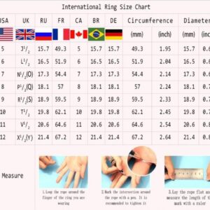 Metmejiao 18K Rose Gold Plated CZ Crystal Square Simulated Diamond Engagement Ring Promise Rings for Women （US Code 9）