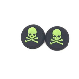 2PCS Silicone Cat Skull Thumb Grip Cap Gamepad Joystick Cover Case for Sony Playstation Dualshock 3/4 PS3 PS4 Slim Pro Xbox One 360 Controller (Skull - 10PCS)