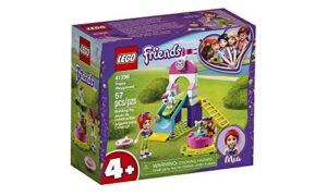 lego friends puppy playground 41396 starter building kit; best animal toy featuring friends character mia (57 pieces)