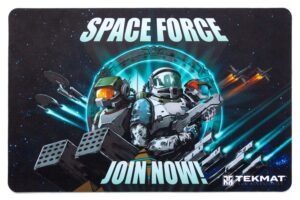 tekmat space force gun cleaning mat, black