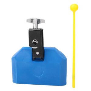 bnineteenteam cowbell,plastic cow bell with stick for drum set