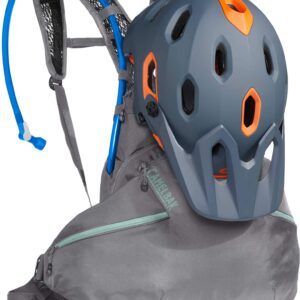 CamelBak Women’s Solstice LR 10 Bike Hydration Pack - 100oz Lumbar Reservoir, Gunmetal/Blue Haze