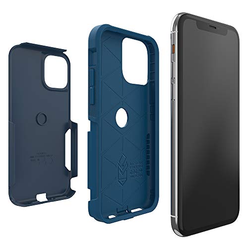 OtterBox iPhone 11 Pro Max Commuter Series Case - BESPOKE WAY (BLAZER BLUE/STORMY SEAS BLUE), slim & tough, pocket-friendly, with port protection