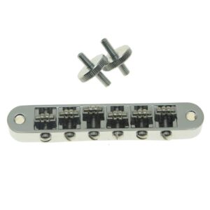 dopro chrome guitar roller saddle bridge tune-o-matic bridge for usa les paul,sg,es dot,gretsch bigsby t-o-m with m4 posts