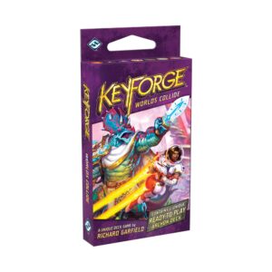 fantasy flight games keyforge worlds collide archon deck expansion | fast-paced card came | strategy game for adults and teens | ages 14+ | 2 players | average playtime 45 minutes | made