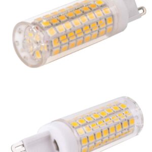 G9 LED Light Bulbs G9 Bi-Pin Base 9W (Equivalent to 100W Halogen Replacement) Warm White 3000K LED Corn Light for Home Living Room Bedroom Chandelier,102 LED 2835 SMD,Pack of 3