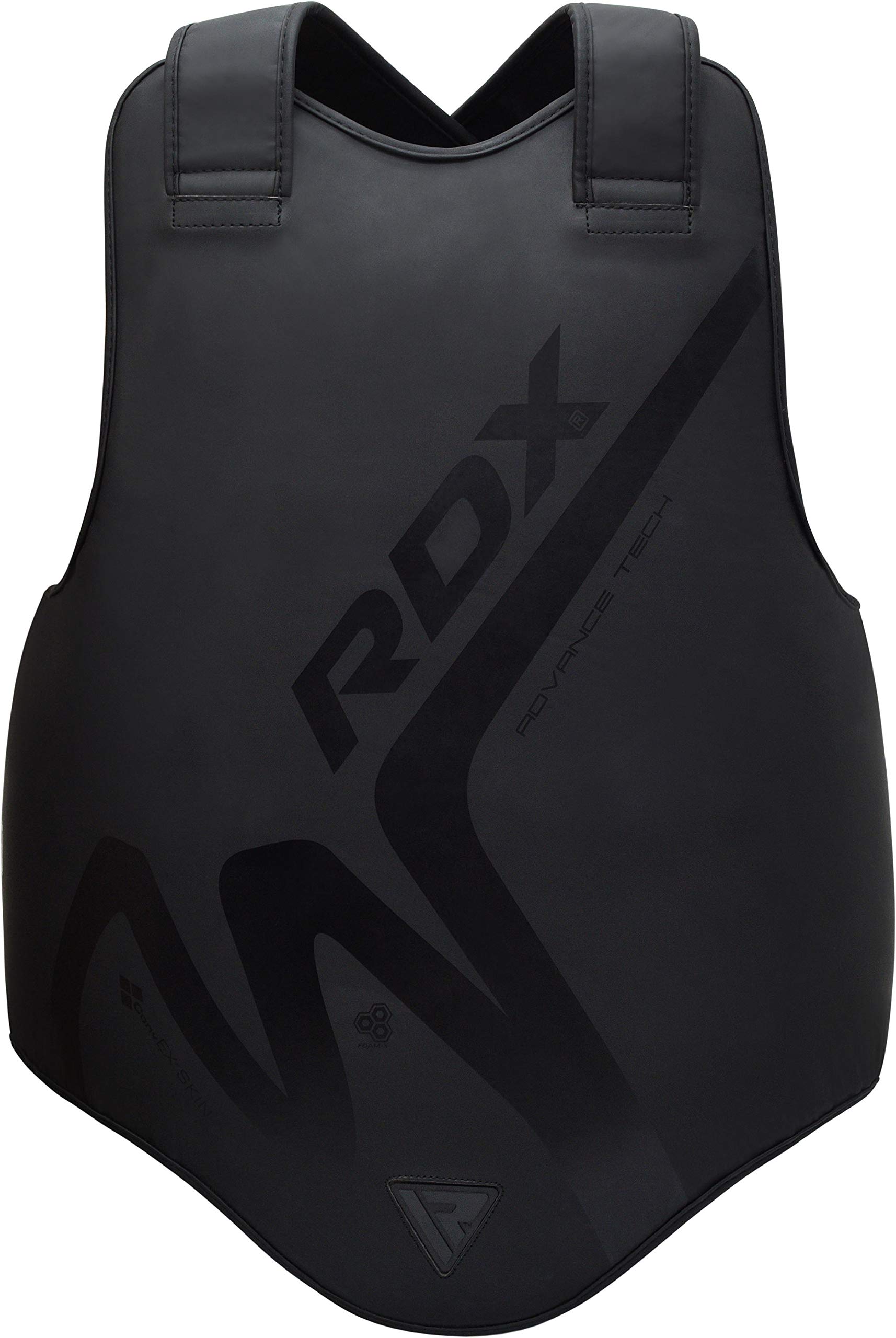 RDX Chest Guard for Boxing, MMA Training -ConvEX Skin Leather Body Protector for Muay Thai, Martial Arts, Sparring Rib Shield Armour for Kickboxing, Taekwondo & BJJ