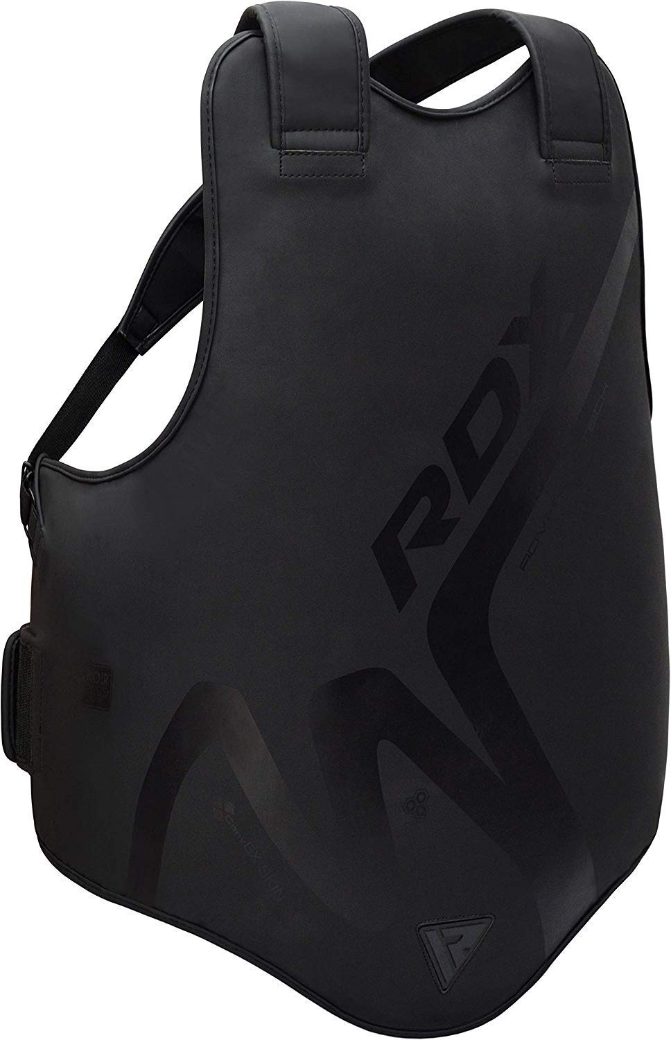 RDX Chest Guard for Boxing, MMA Training -ConvEX Skin Leather Body Protector for Muay Thai, Martial Arts, Sparring Rib Shield Armour for Kickboxing, Taekwondo & BJJ