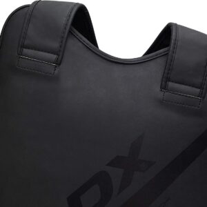 RDX Chest Guard for Boxing, MMA Training -ConvEX Skin Leather Body Protector for Muay Thai, Martial Arts, Sparring Rib Shield Armour for Kickboxing, Taekwondo & BJJ