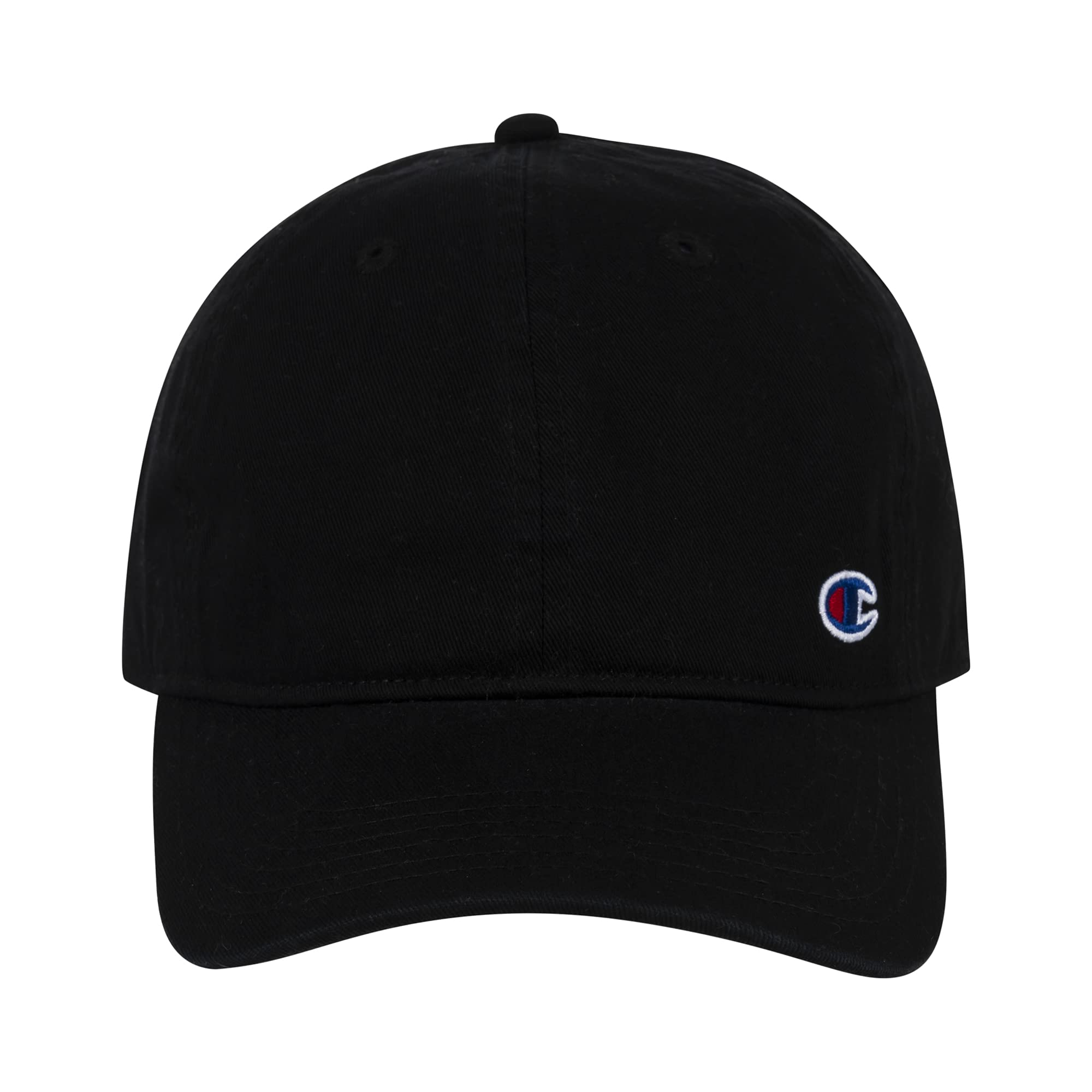 Champion Unisex Adult Ameritage Dad Adjustable Baseball Cap, Black, One Size US