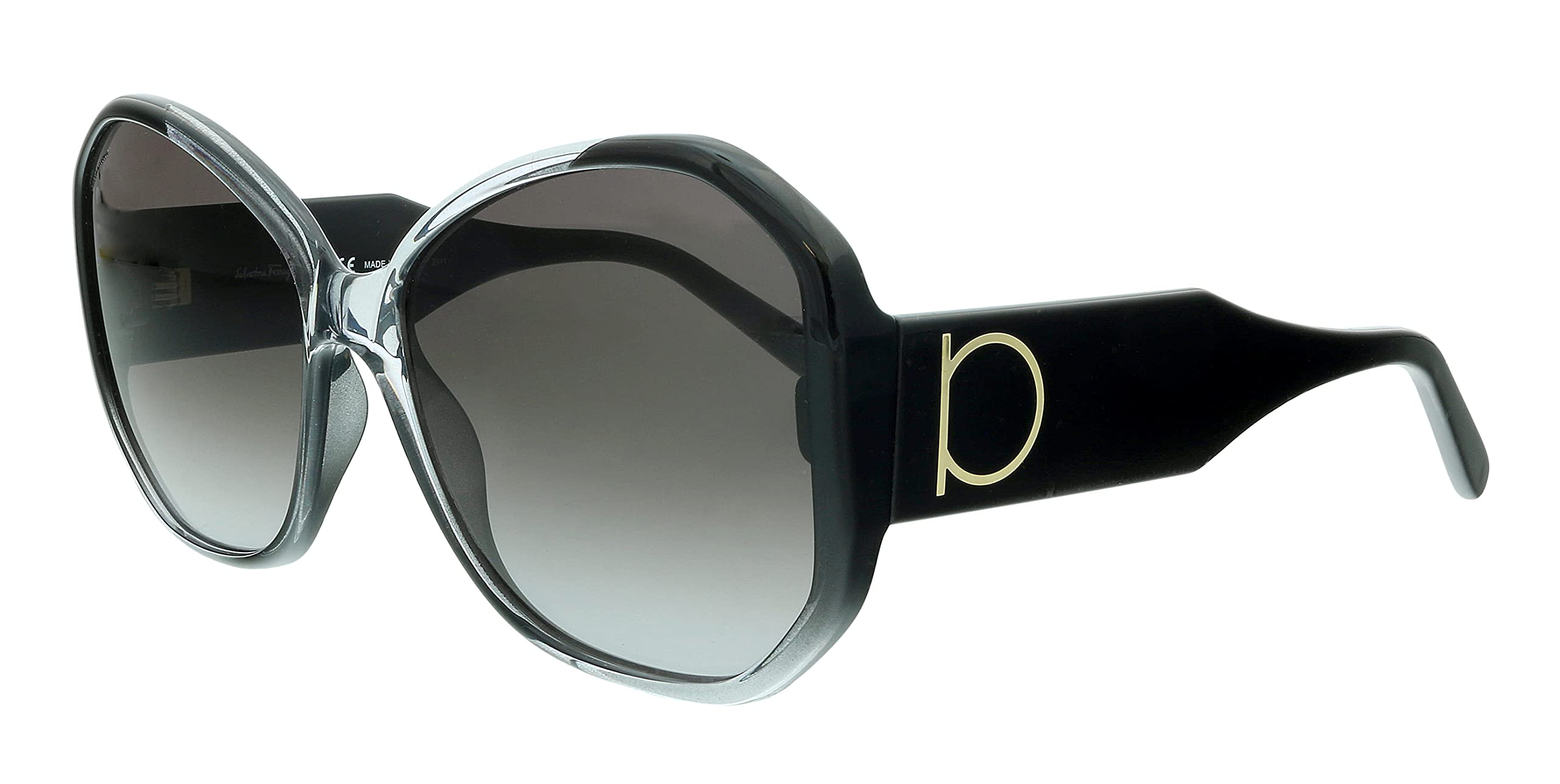 Salvatore Ferragamo Geometric Sunglasses SF942S 007 Gray Gradient 61mm 942