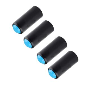 4pcs microphones battery cover mic battery screw on cover cover mic cover, sleeve,mic stand cup holder for /4slx24/ /pg58/ (blue)