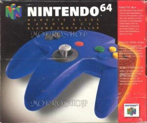 nintendo 64 controller - blue (renewed)