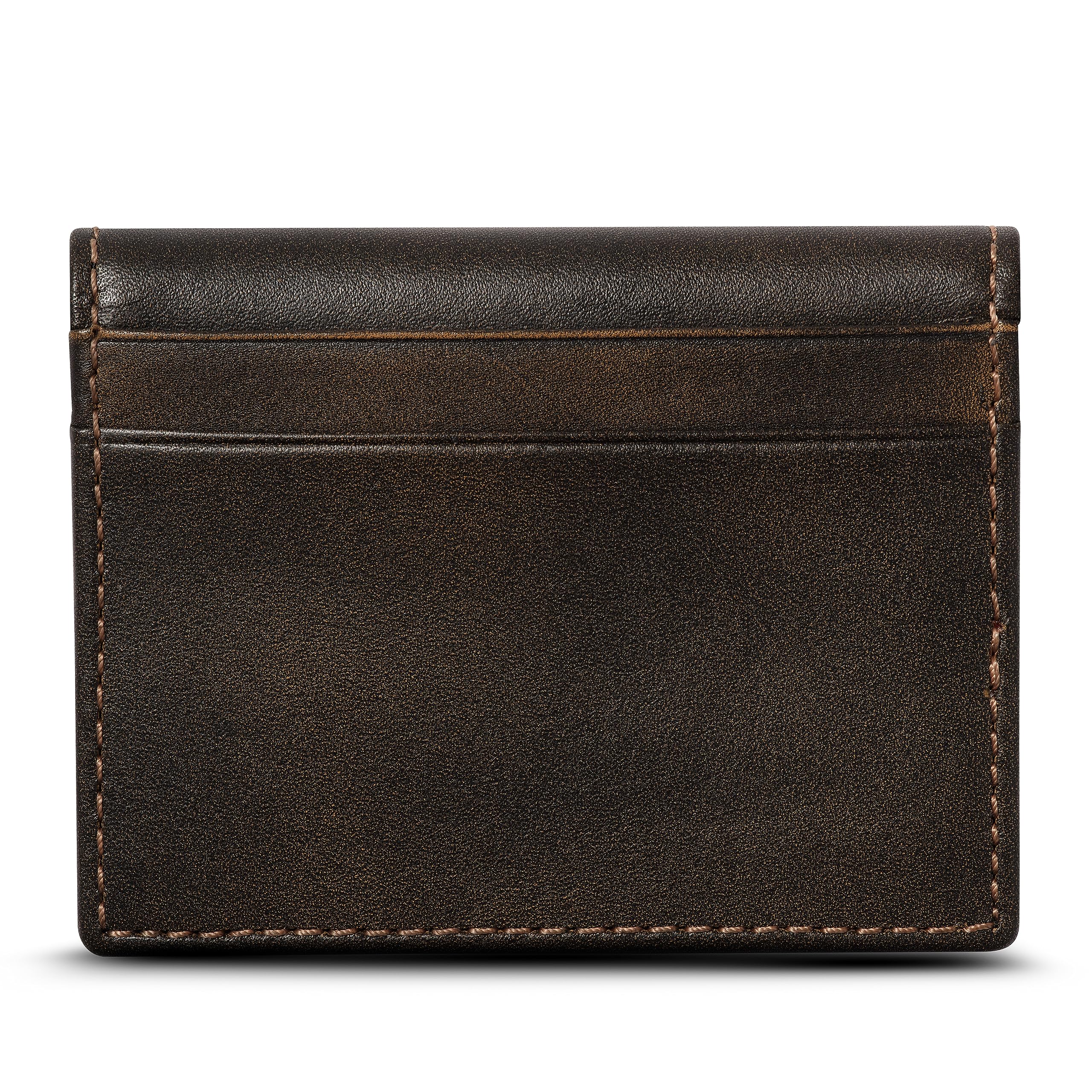 House of Jack Co. Slim Card Wallet | Bifold Credit Card Wallet For Men | Full Grain Cowhide | Minimalist Front Pocket Wallet | Mens Card Holder | Travel Wallet