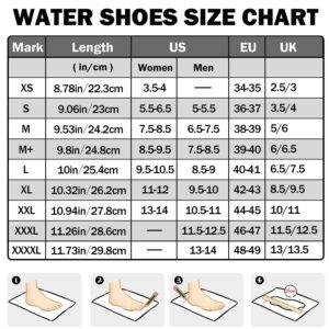 JOTO Water Shoes for Women Men Kids, Barefoot Quick-Dry Aqua Water Socks Slip-on Swim Beach Shoes for Snorkeling Surfing Kayaking Beach Walking Yoga