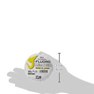 Daiwa J-Fluoro Fluorocarbon Leader - 60 Pound - 50 Yards, Multi, One Size