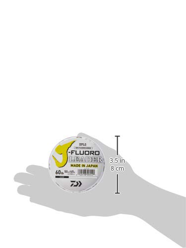 Daiwa J-Fluoro Fluorocarbon Leader - 60 Pound - 50 Yards, Multi, One Size