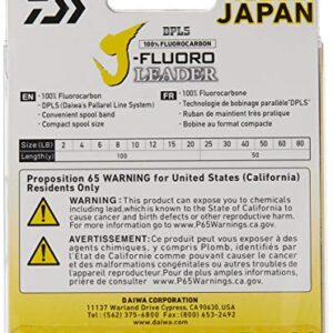 Daiwa J-Fluoro Fluorocarbon Leader - 60 Pound - 50 Yards, Multi, One Size