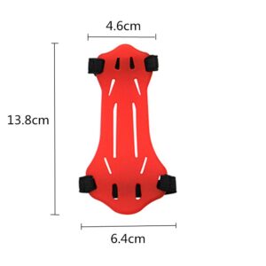 Minelife 4 Pack Archery Arm Guard Forearm Protector, Adjustable Bow Armguard Arm Protector Rubber for Kids & Youth Shooting Hunting Practice